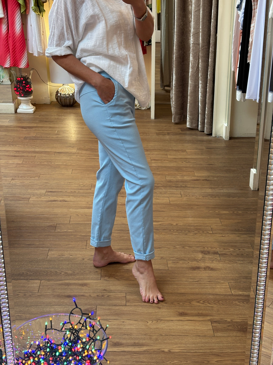 Magic Pants Light Blue – Prego Boutique